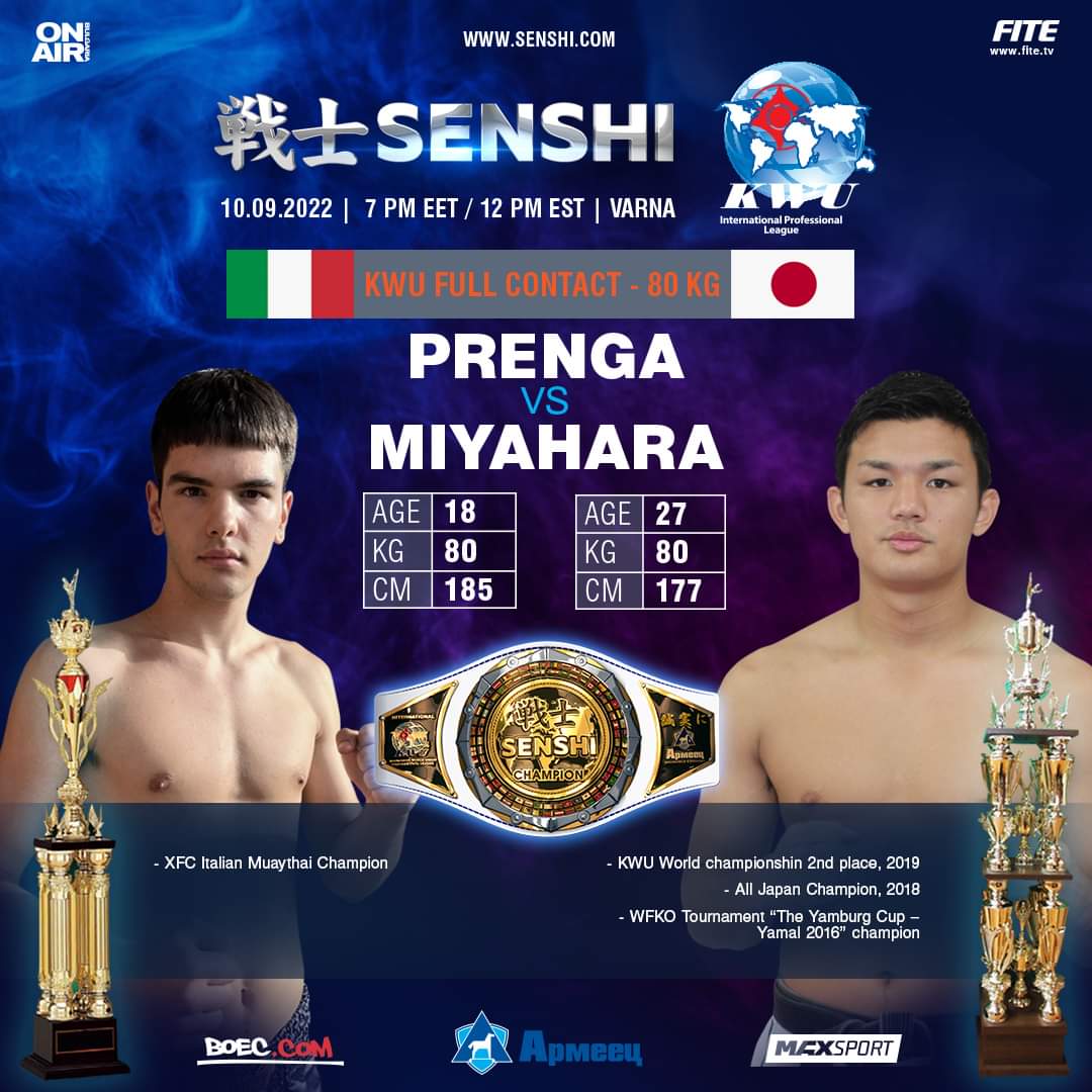 Japan’s Jo Miyahara vs. Italy’s Renato Prenga at SENSHI 13 – BOEC.COM
